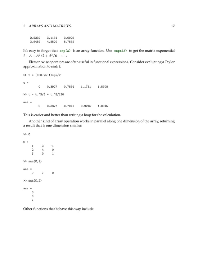 Basic matlab for beginners | PDF Basic matlab for beginners | PDF