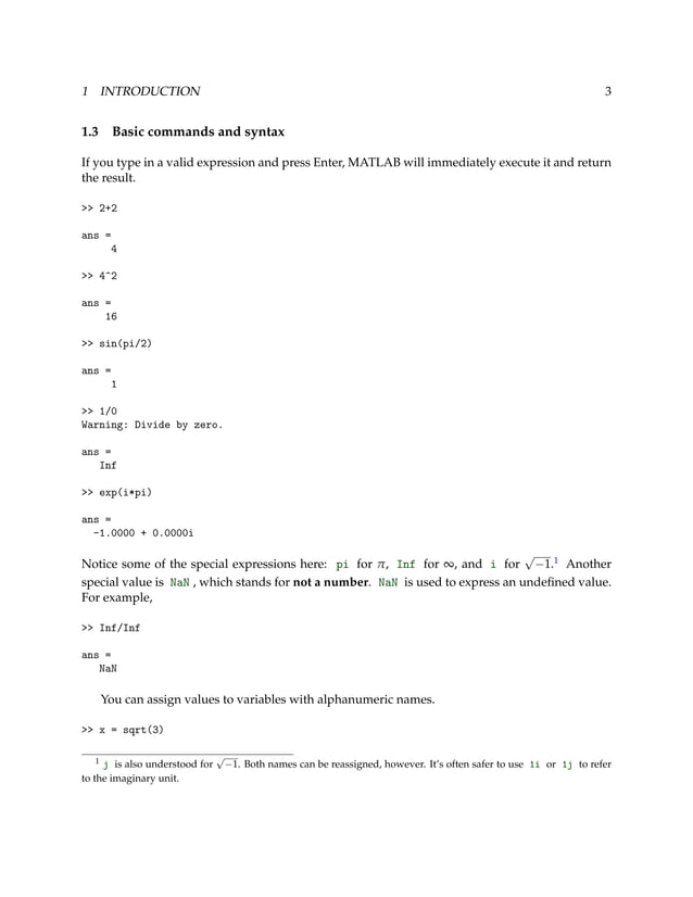 Basic Matlab For Beginners Pdf 