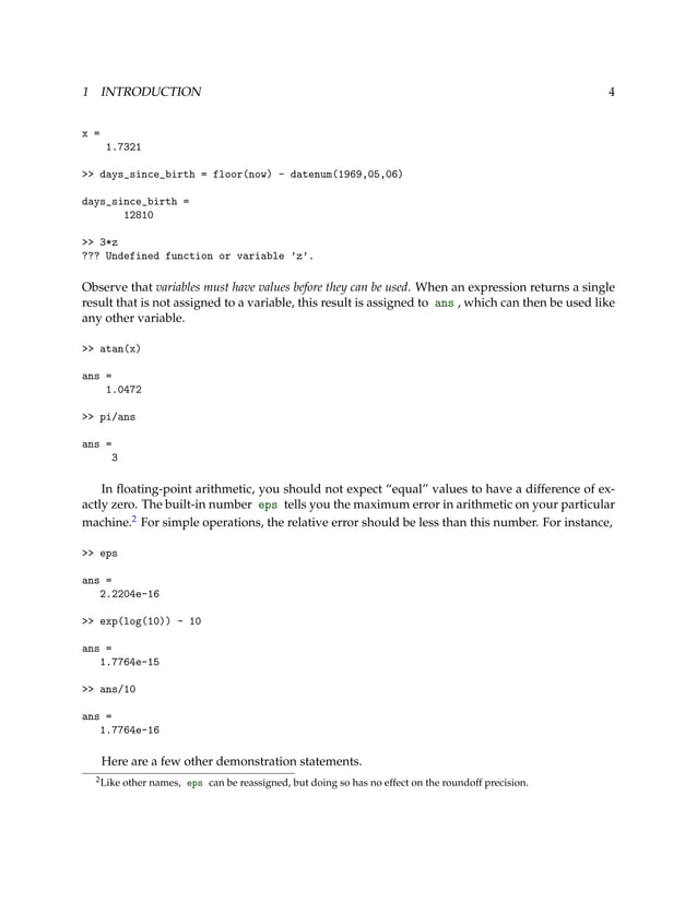 Basic matlab for beginners | PDF Basic matlab for beginners | PDF