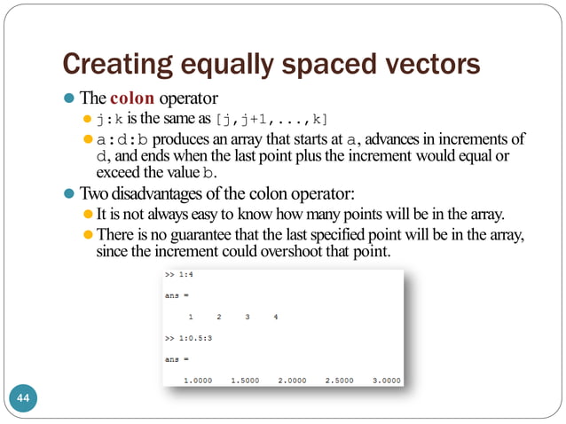 Basic Matlab Programming Pptpptx Programming Languages Computing