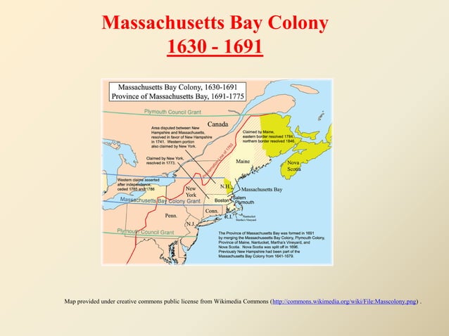 Massachusetts Bay Colony-Tercentenary Commission Markerson (december ...