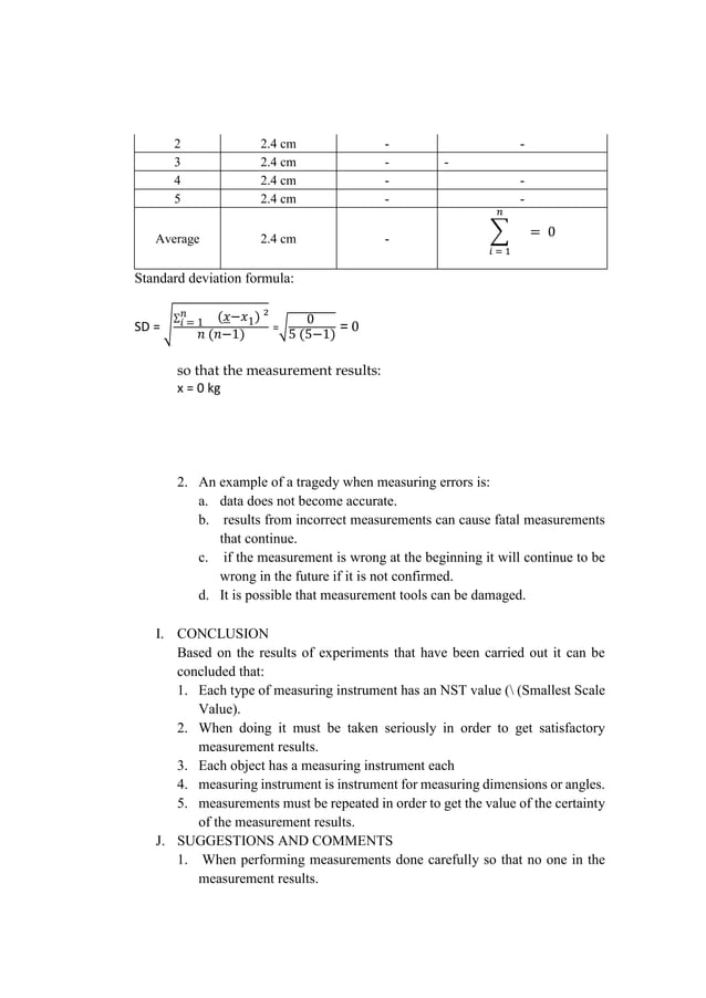 Basic measurement | PDF