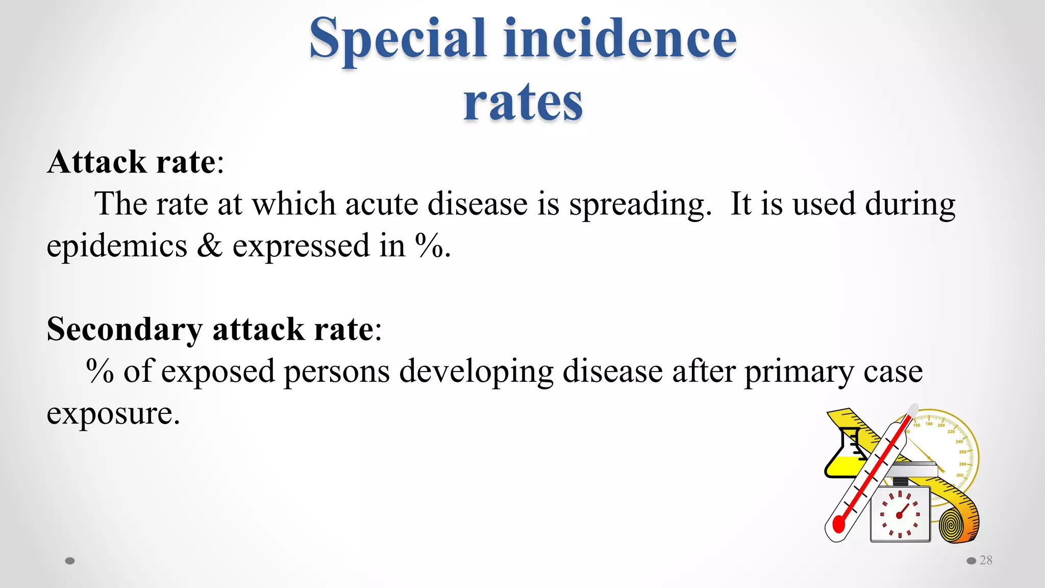 Basic measurements in epidemiology | PPTX