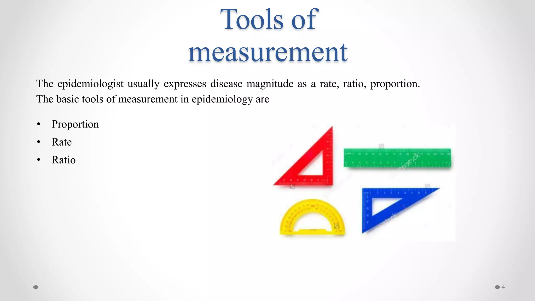 Basic measurements in epidemiology | PPTX