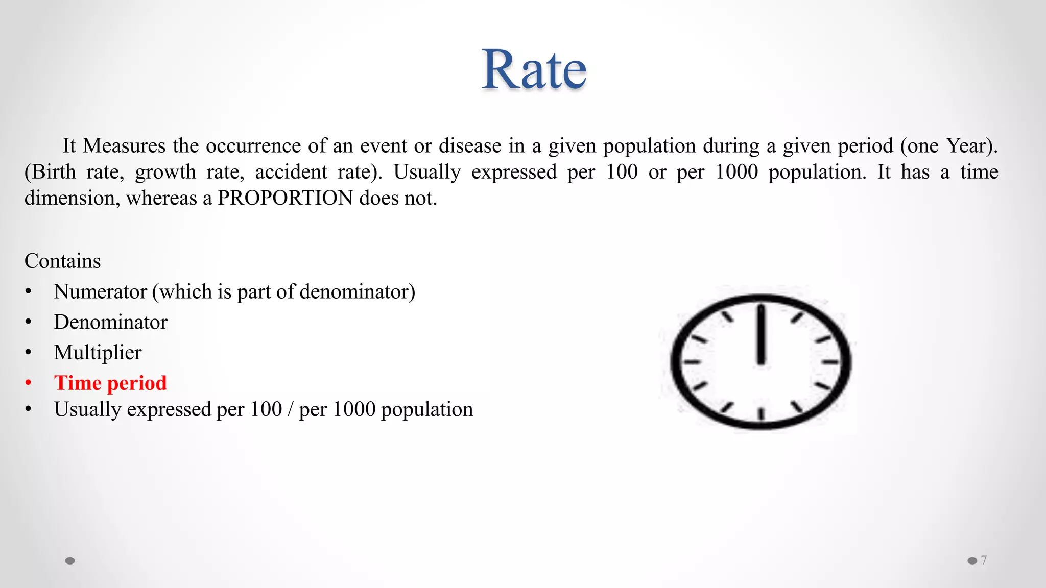 Basic measurements in epidemiology | PPTX