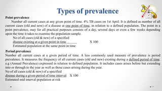 Basic measurements in epidemiology | PPTX