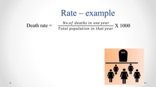 Basic measurements in epidemiology | PPTX