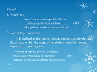 BASIC MEASUREMENTS IN EPIDEMIOLOGY presentation | PPT