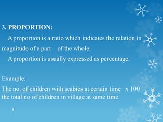 BASIC MEASUREMENTS IN EPIDEMIOLOGY presentation | PPT