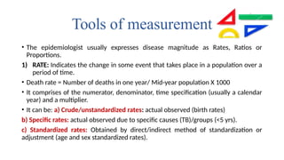 Basic Measurements used in Epidemiology.pptx