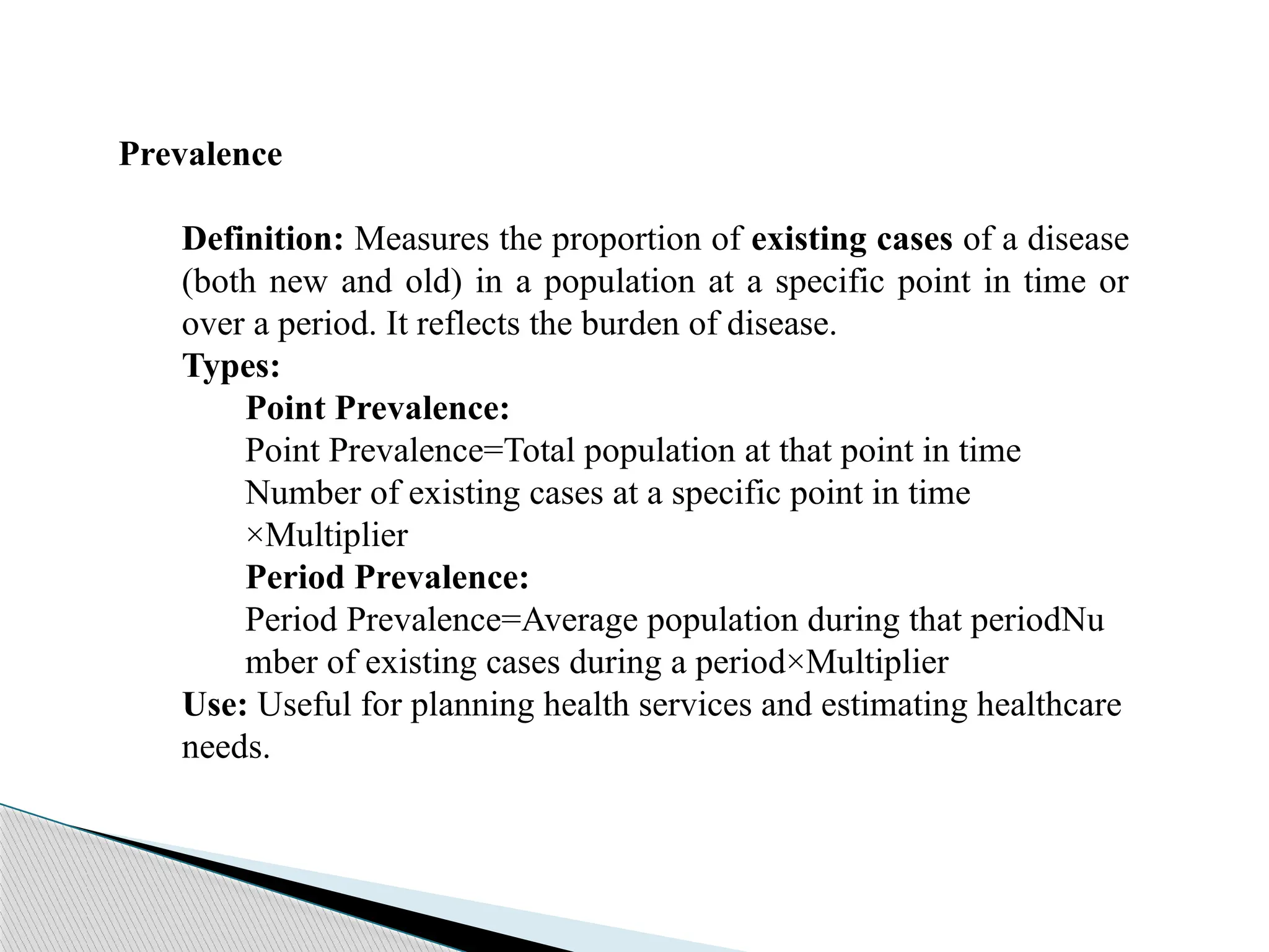 Basic Measures in Epidemiology, Measurement of Mortality,Measurement of ...