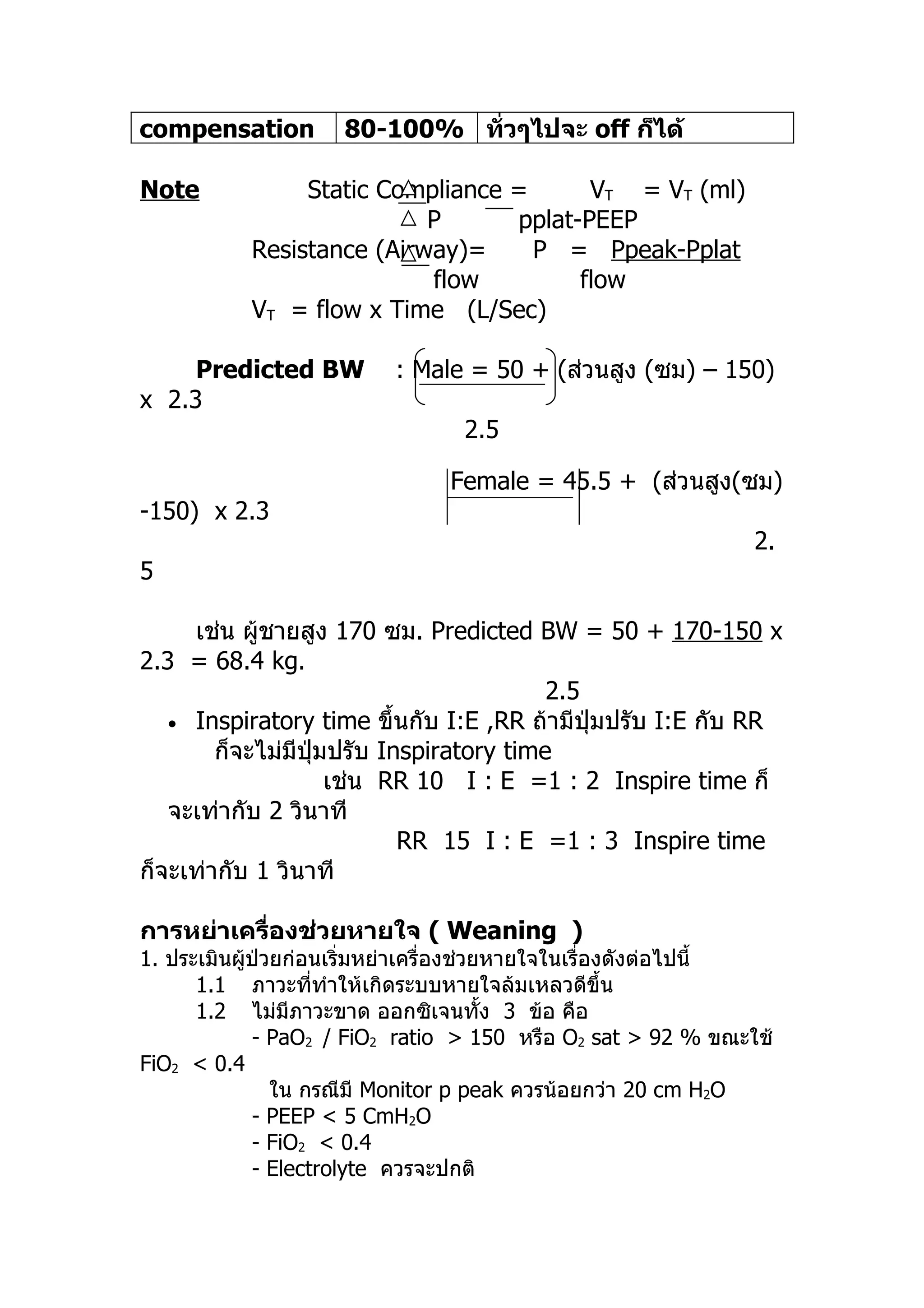 Basic mechanical ventilation sep 2552 with reference | PDF