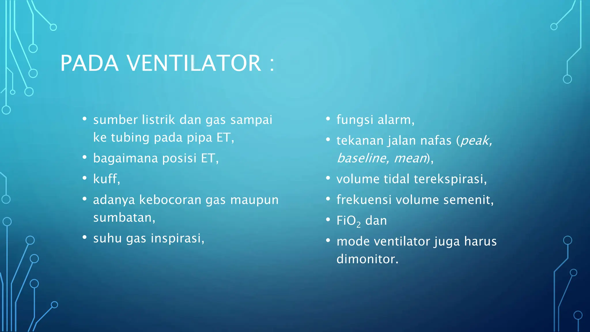 Basic mechanical ventilator for nurse and Medical doctor | PPTX