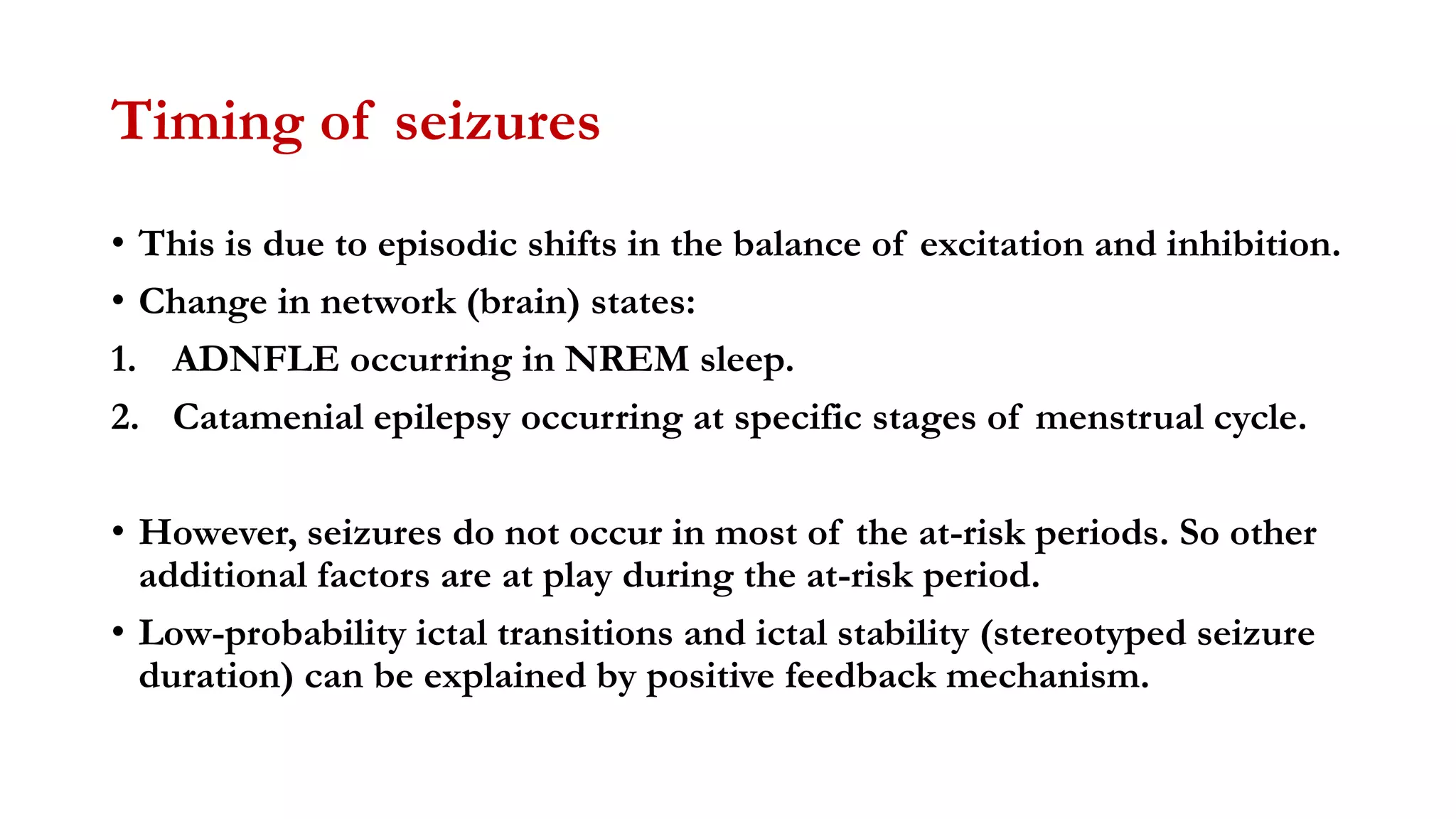 Basic mechanism of epilepsy | PPTX