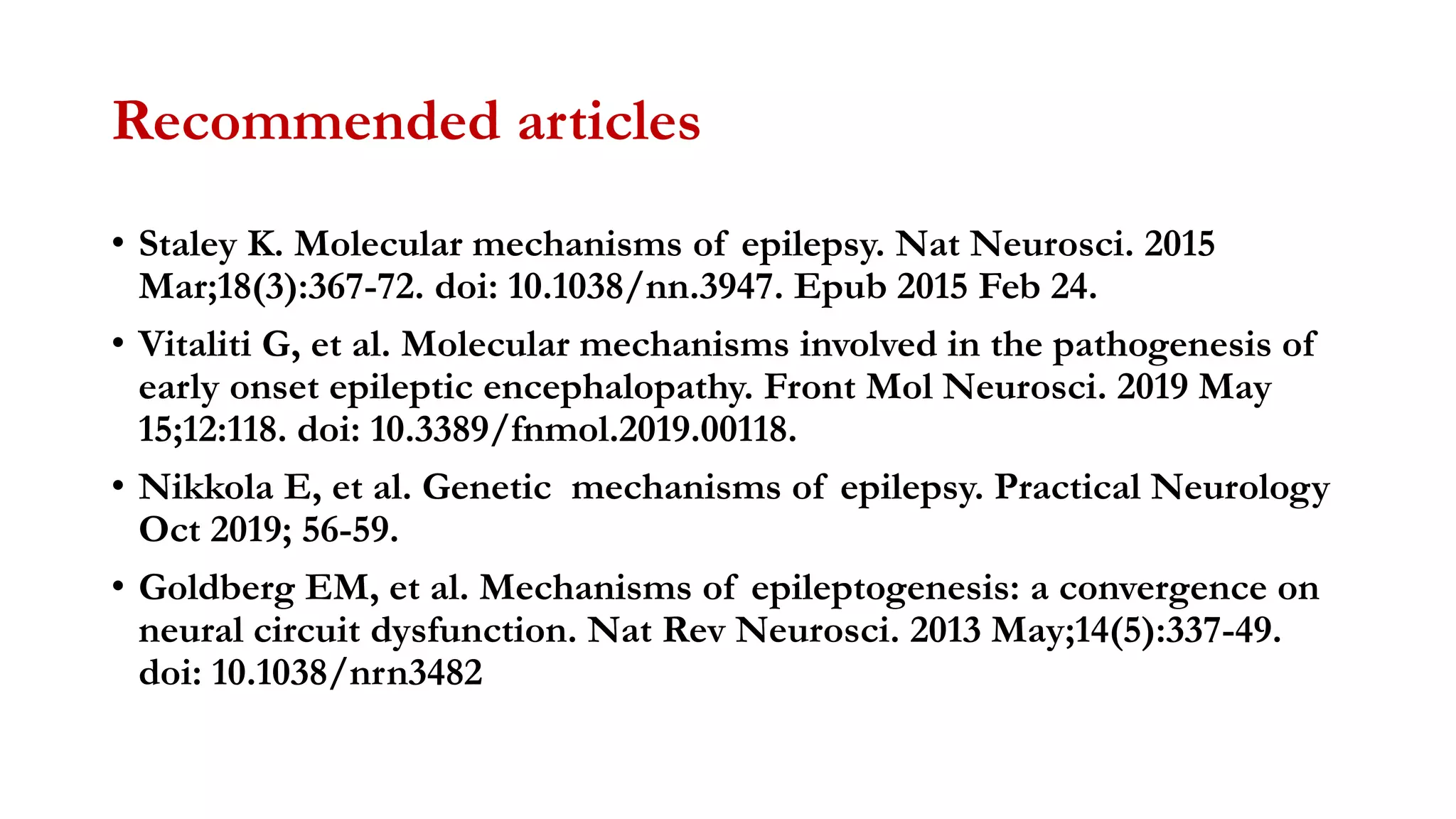 Basic mechanism of epilepsy | PPTX