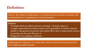 Basic mechanism of epilepsy | PPTX