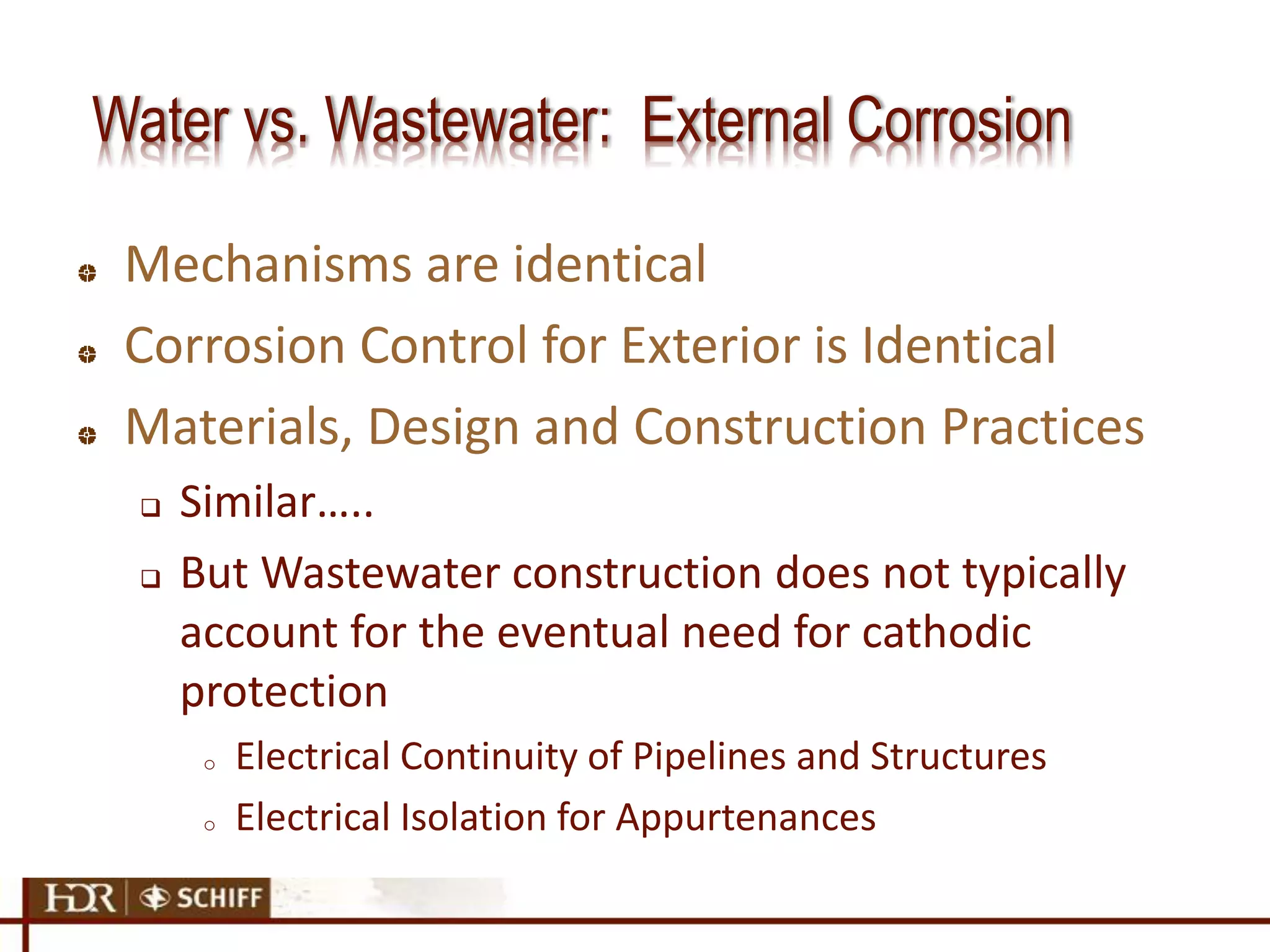 Basic Mechanisms of Corrosion and Corrosion Control for Water and ...