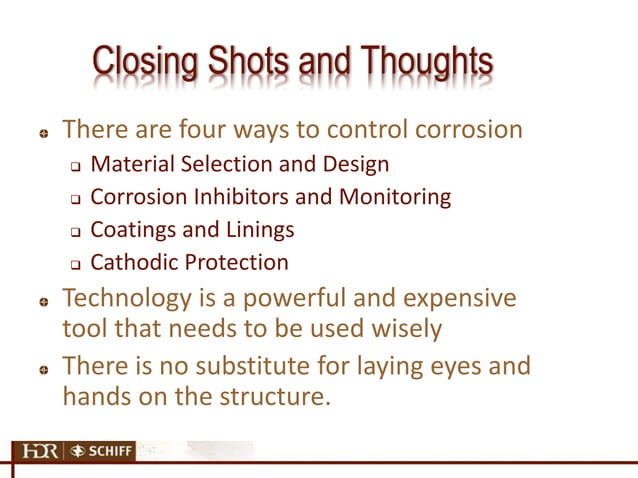Basic Mechanisms of Corrosion and Corrosion Control for Water and ...