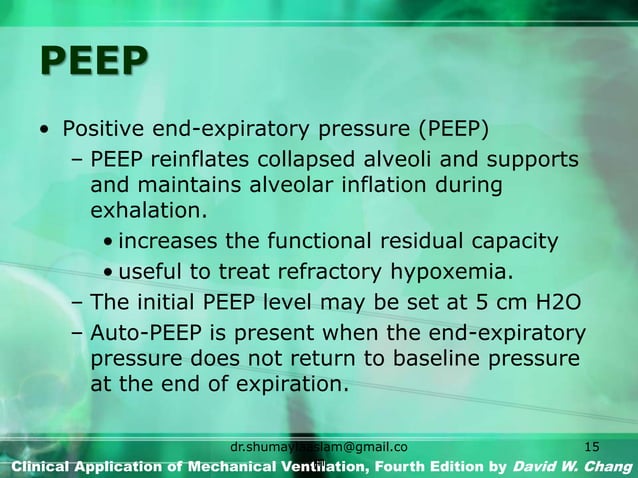 Basic mechanical ventilation settings | PPTX | Lung and Respiratory ...