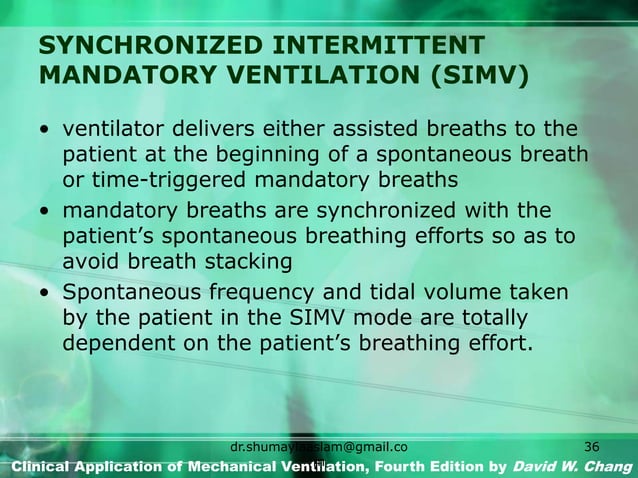 Basic mechanical ventilation settings | PPTX | Lung and Respiratory ...
