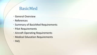 FAA's BasicMED | PPTX