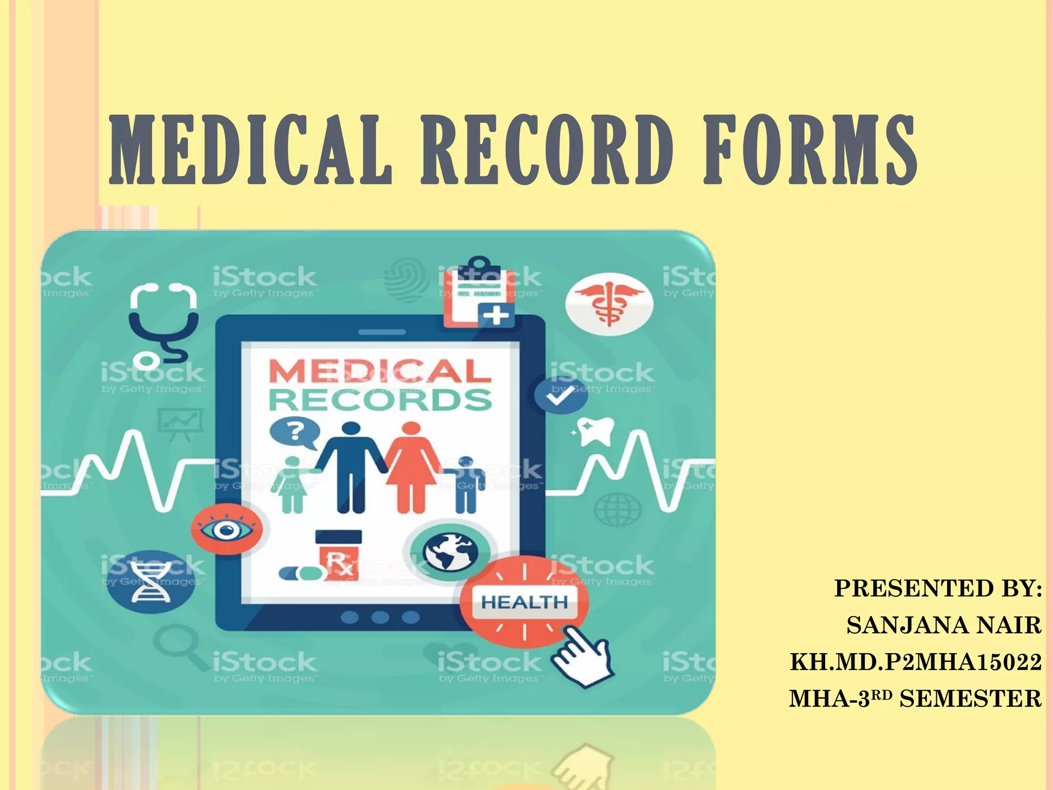 Basic medical record forms and design | PPT