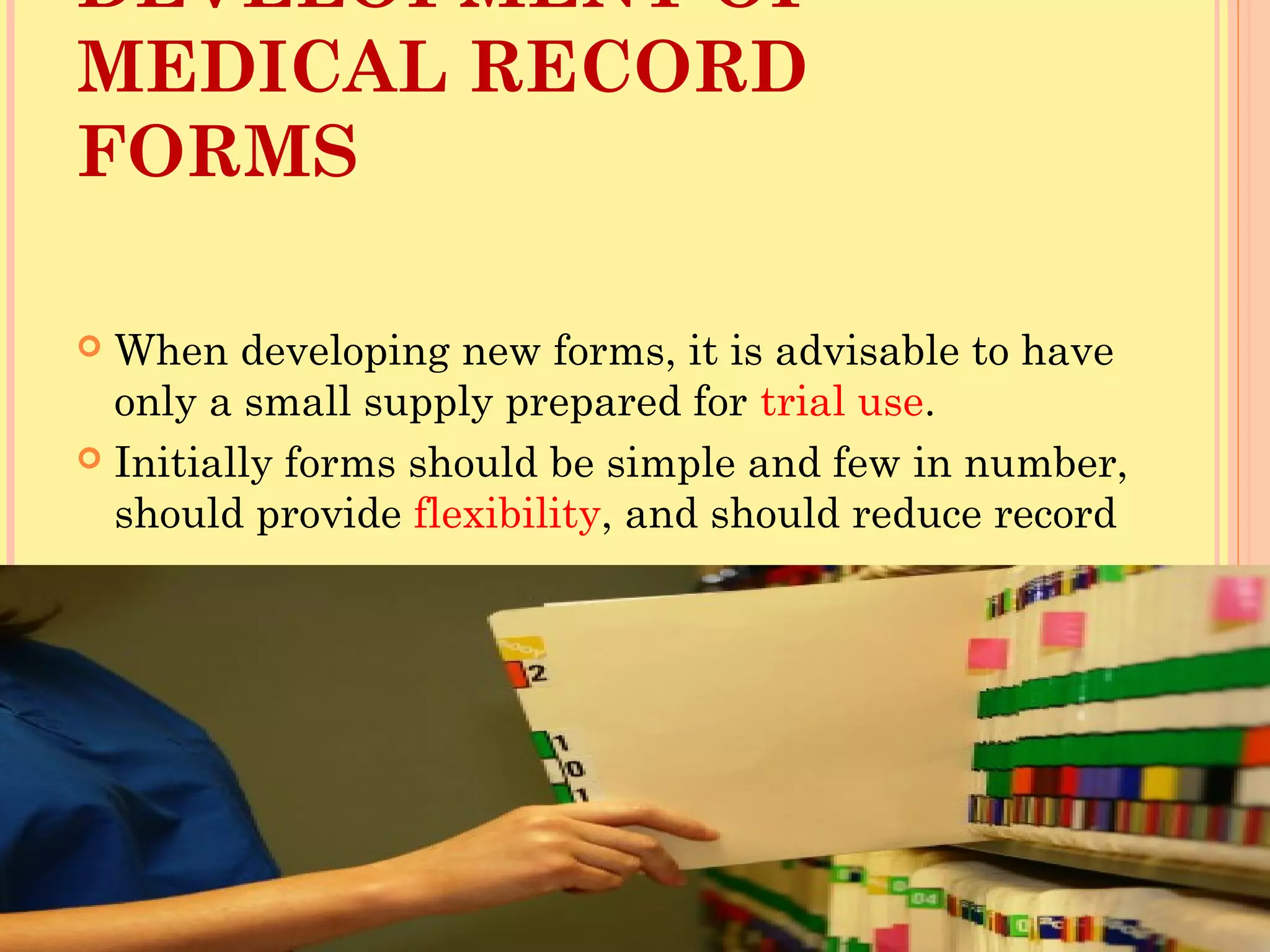 Basic medical record forms and design | PPT