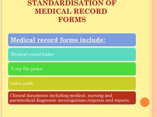 Basic medical record forms and design | PPT