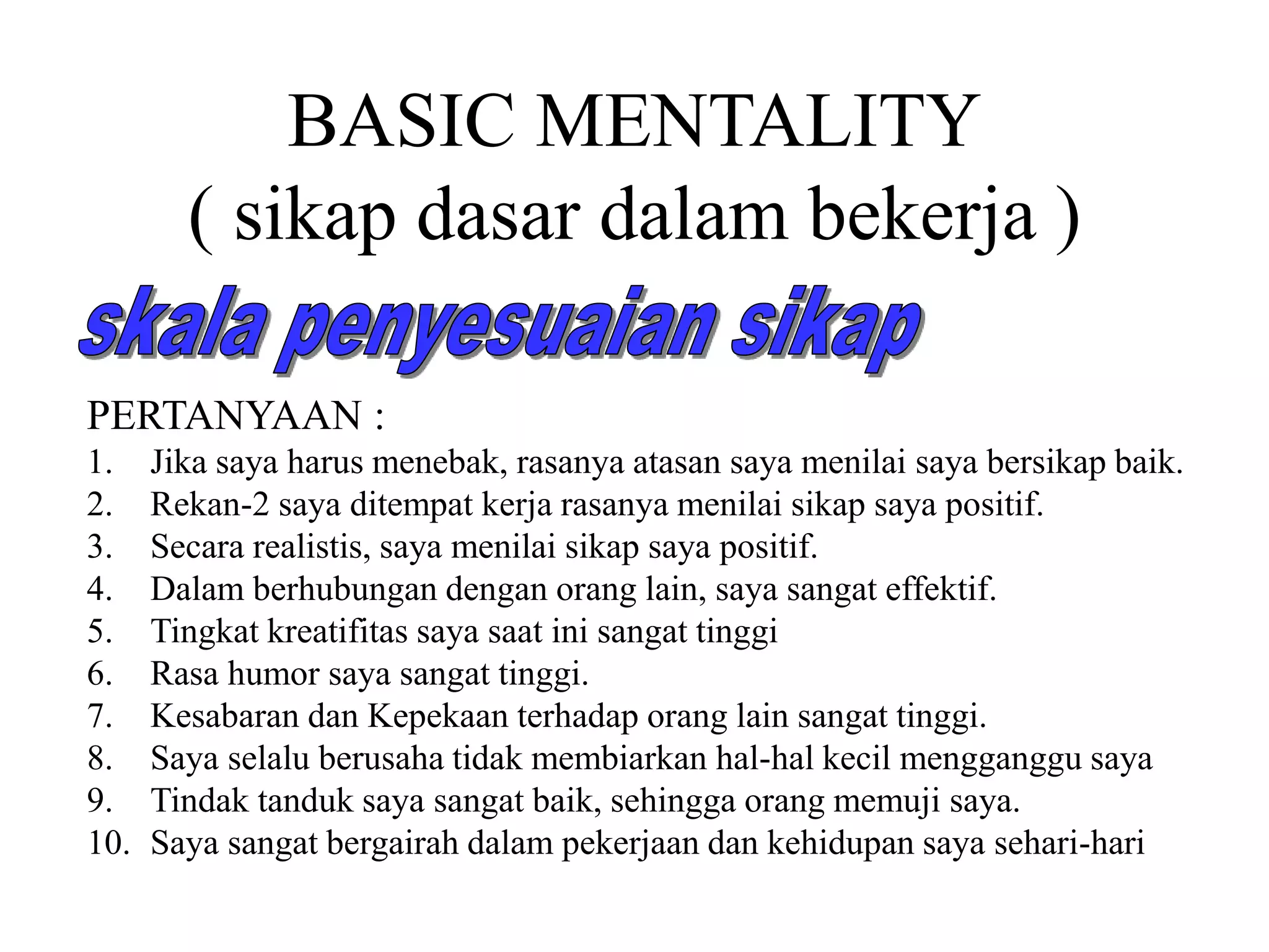basic mentality.ppt