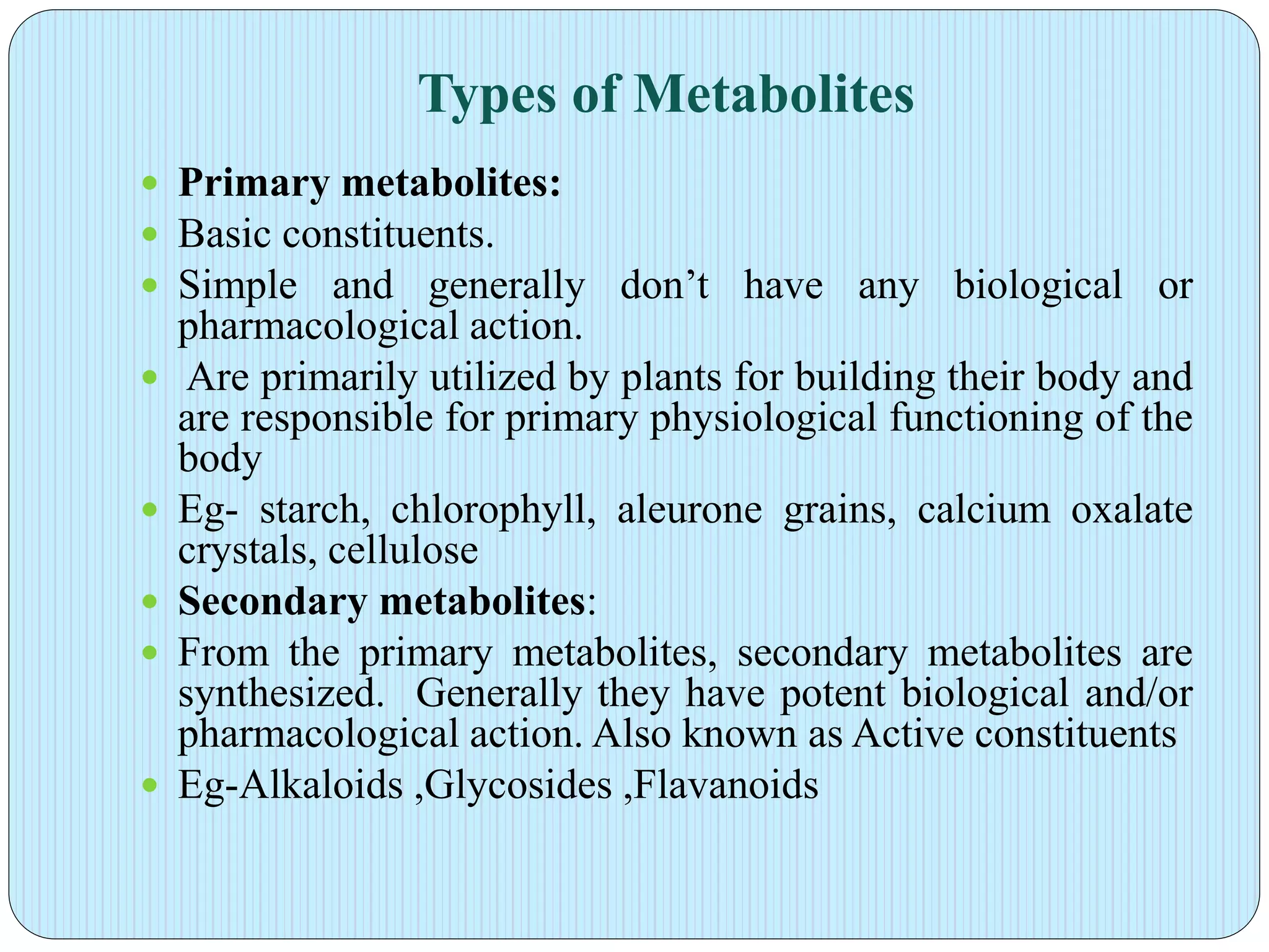 Basic metabolic pathway : Introduction | PPTX