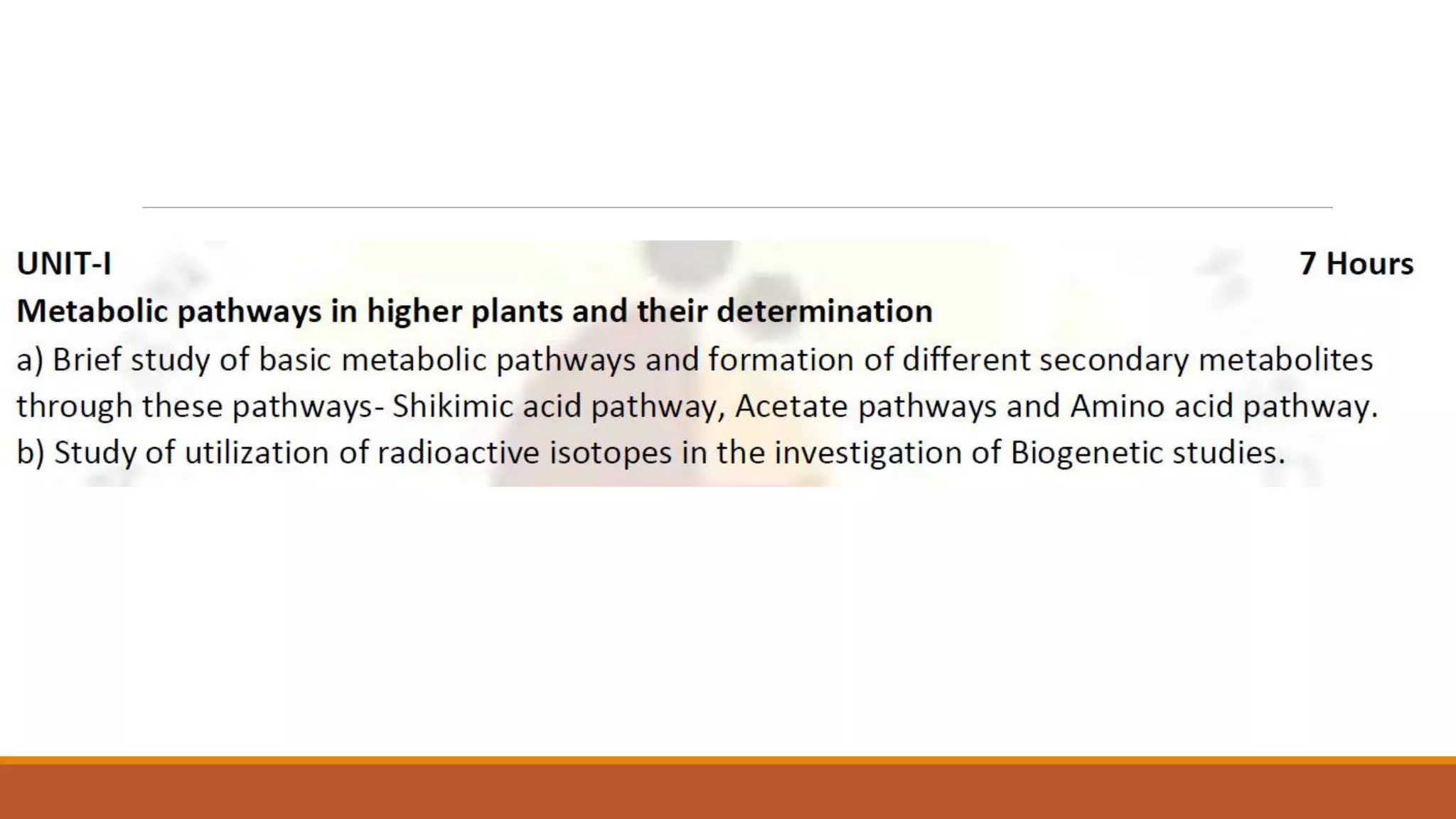 Basic metabolic pathways i | PPTX