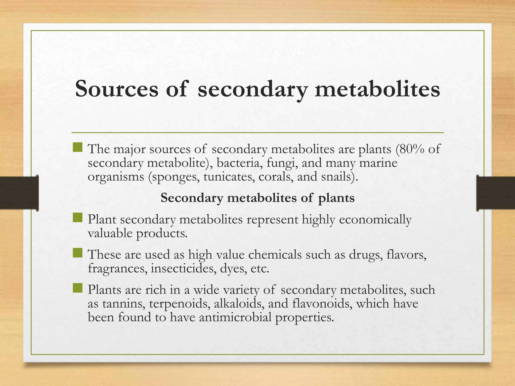 Basic Metabolic Pathways and origin of secondary metabolites.pptx