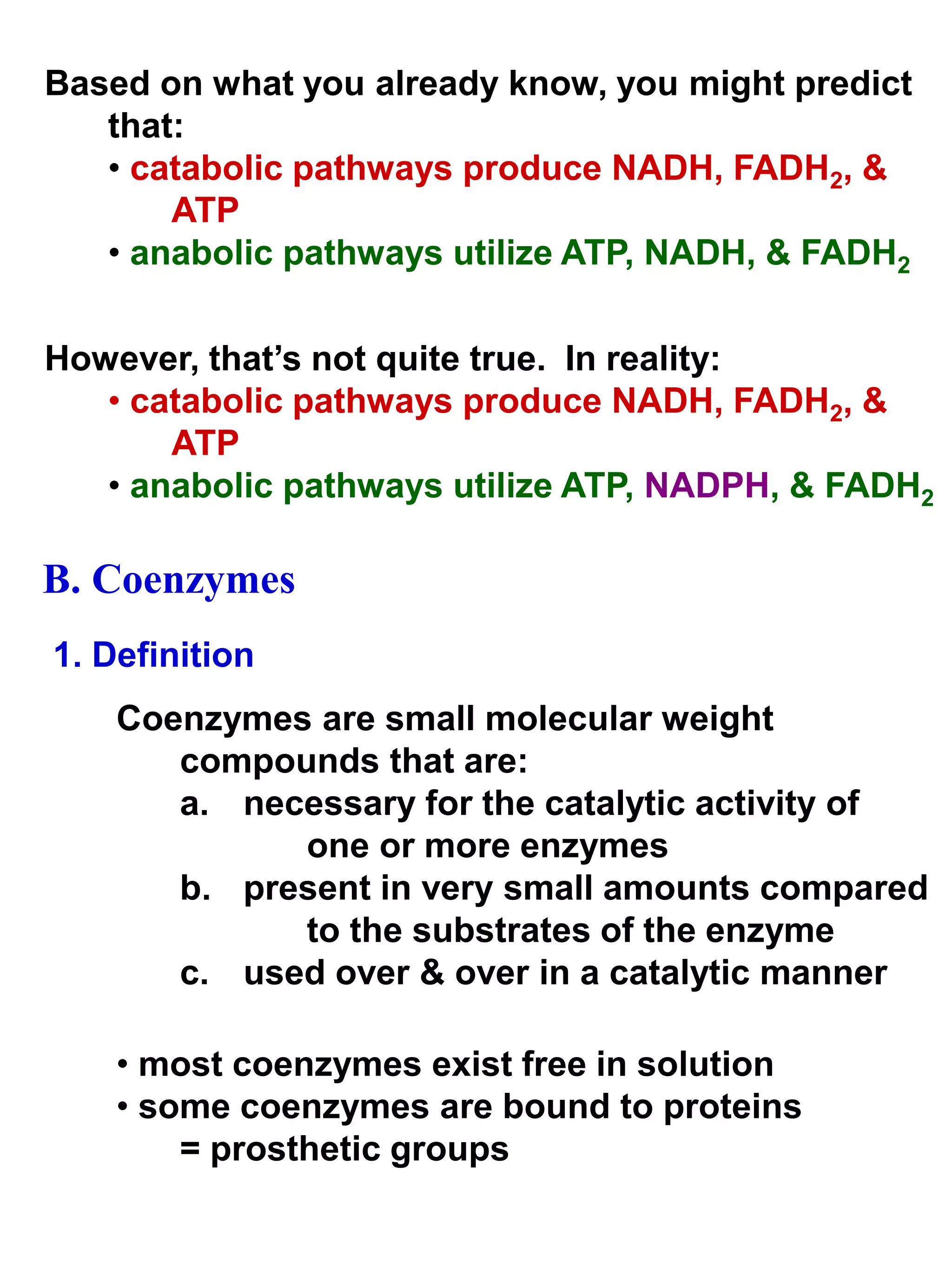 Basic metabolic principles | PPT