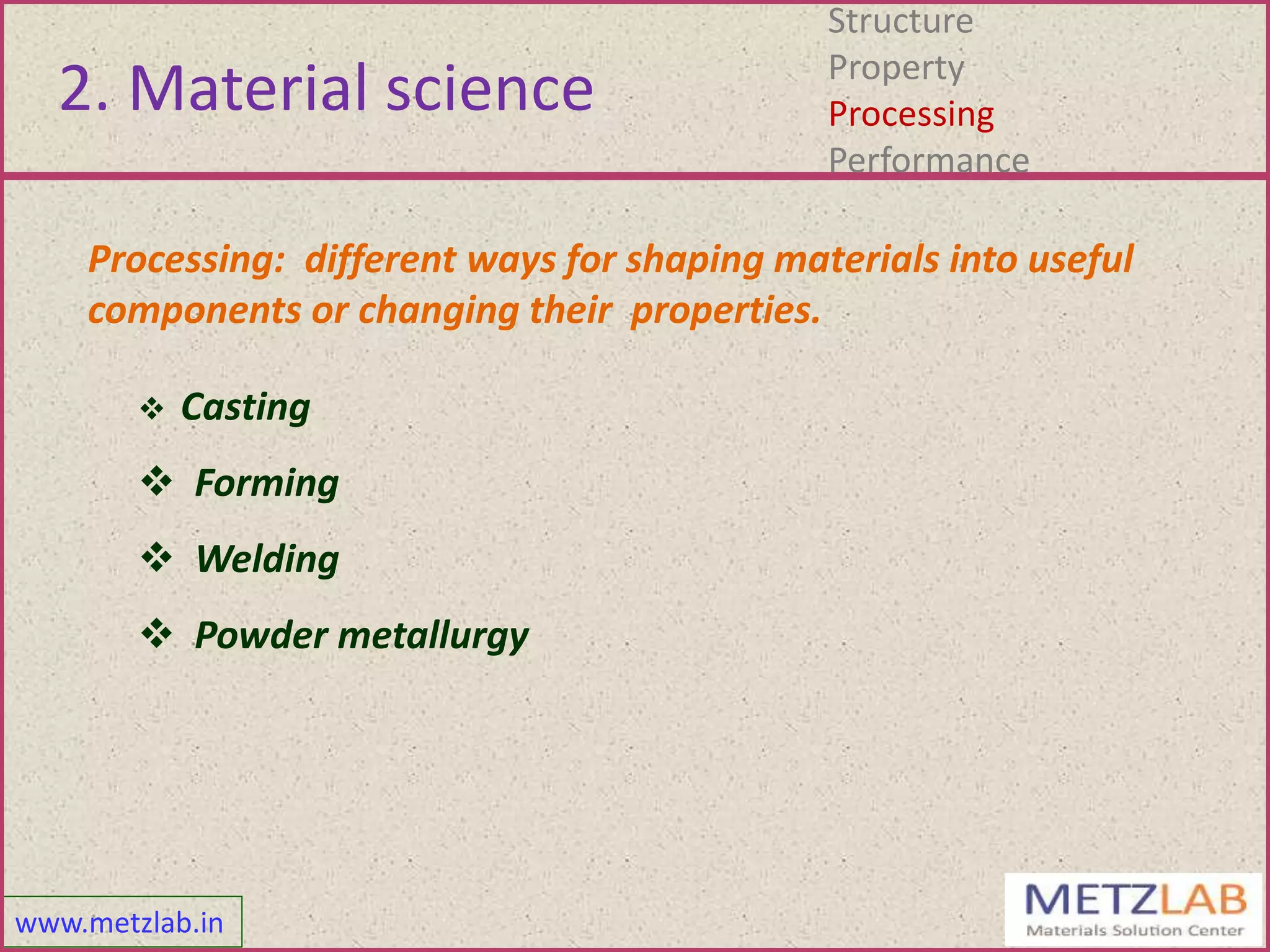 Basic metallurgy | PPTX