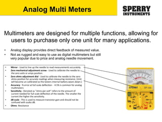 Electrical Meter Types | PPT