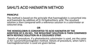 Basic methods in haematology | PPT