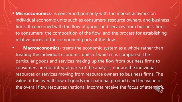 Basic Microeconomics.pptx | Economy | Business and Finance