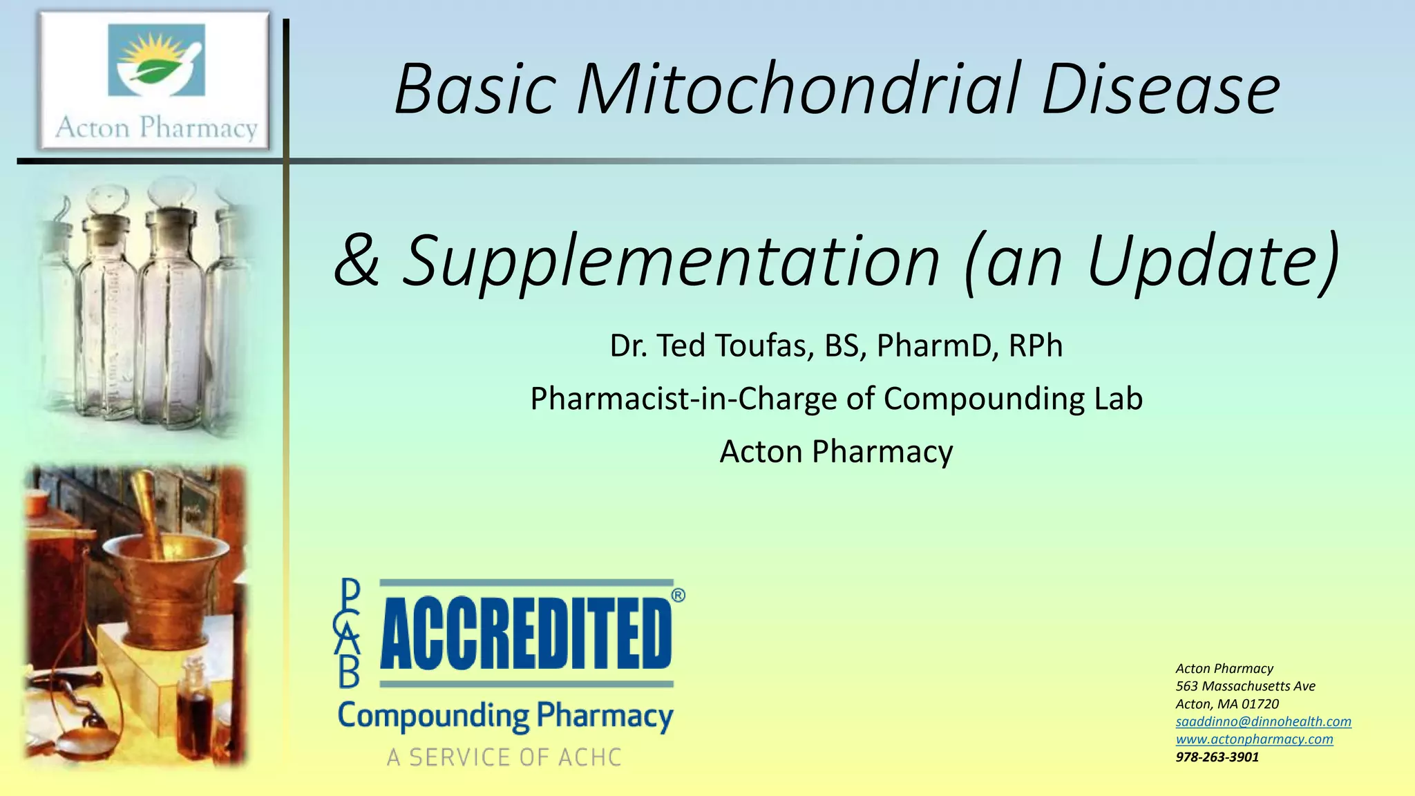 Mito Cocktail final | PPTX