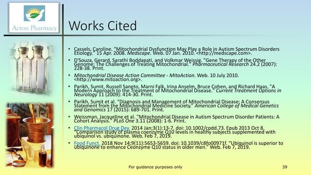 Mito Cocktail final | PPTX | Physical Therapy | Wellness