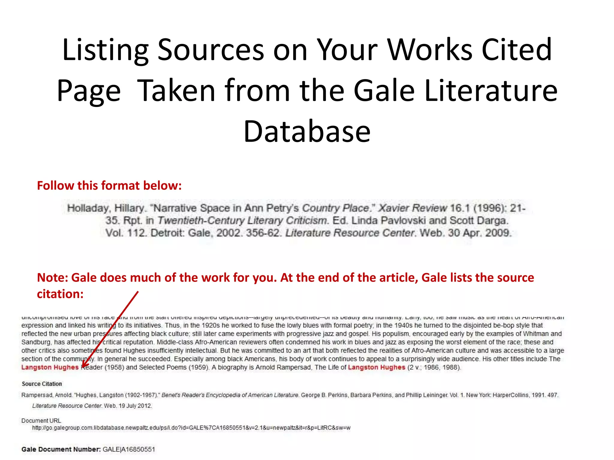 Basic mla citation review | PPTX