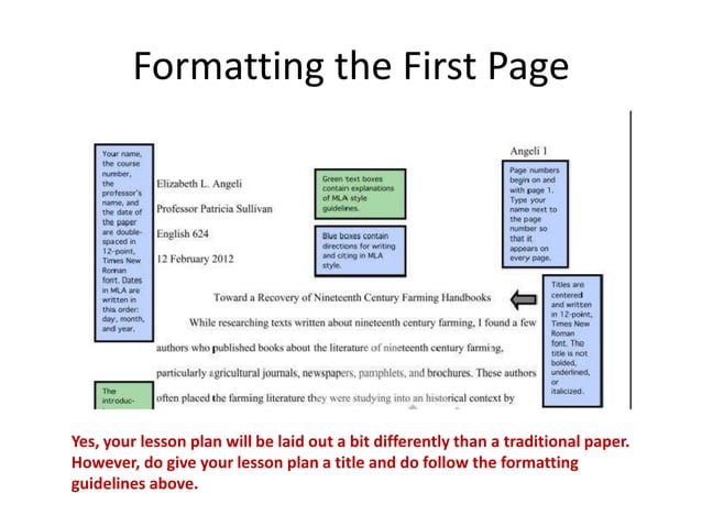Basic mla citation review | PPT