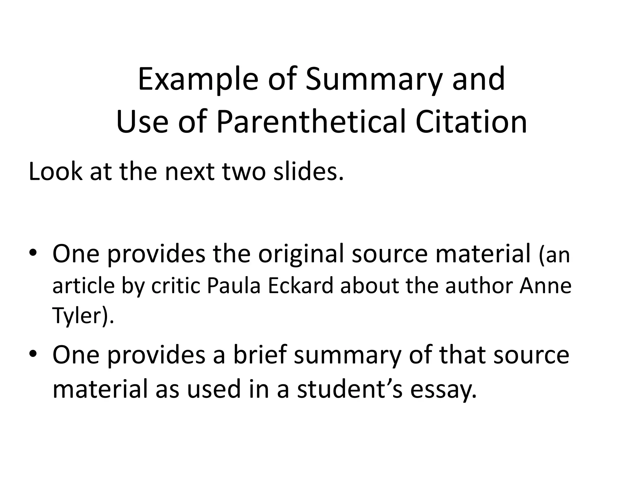 Basic mla citation review eng307 | PPTX