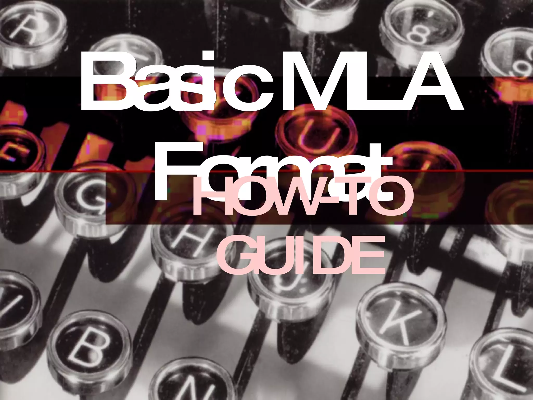 Basic Mla Format | PPT