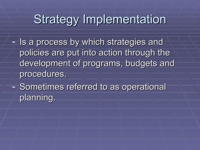 Basic model of strategic management | PPT