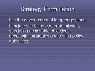 Basic model of strategic management | PPT