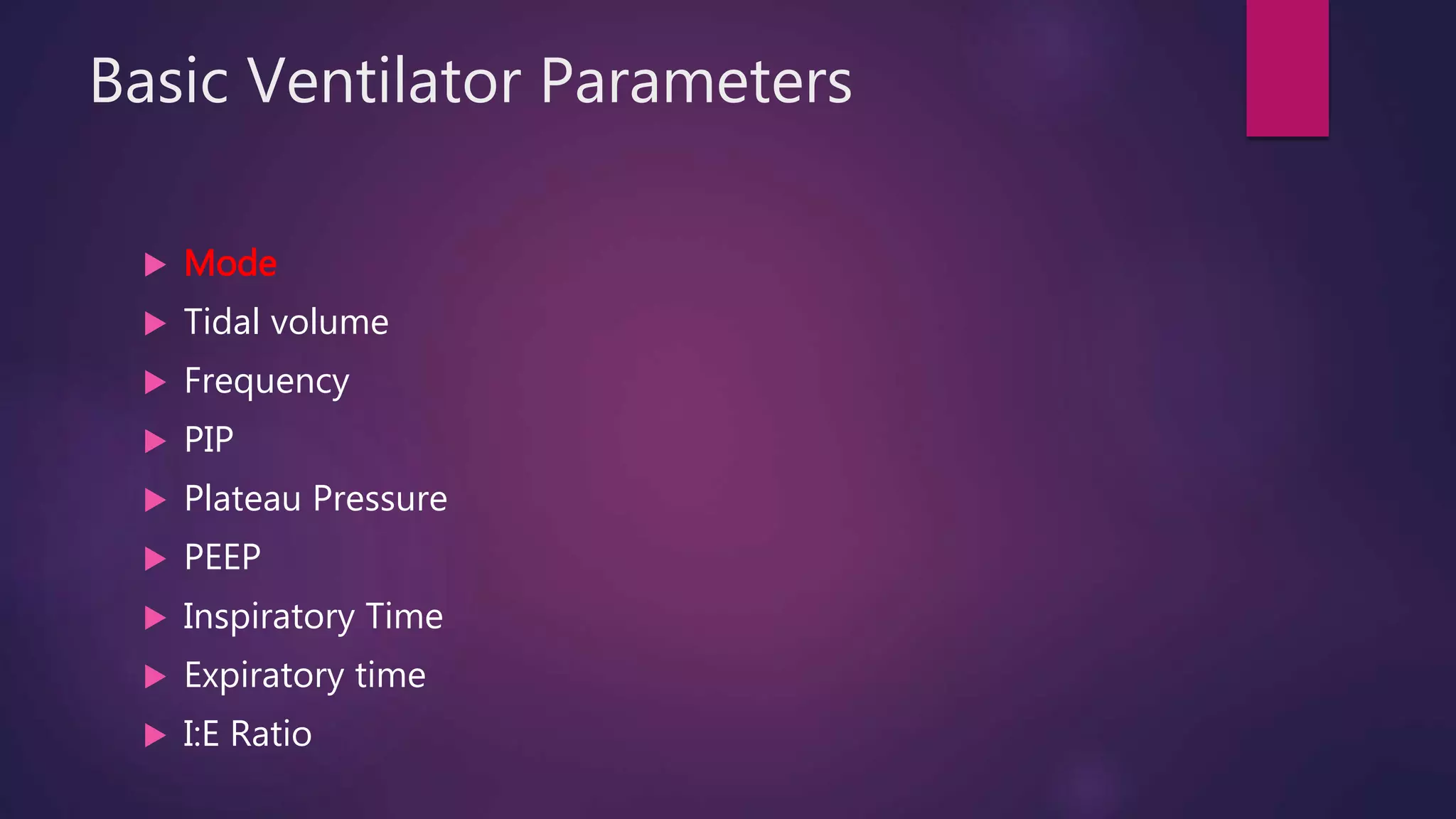 Basic modes of mechanical ventilation | PPTX