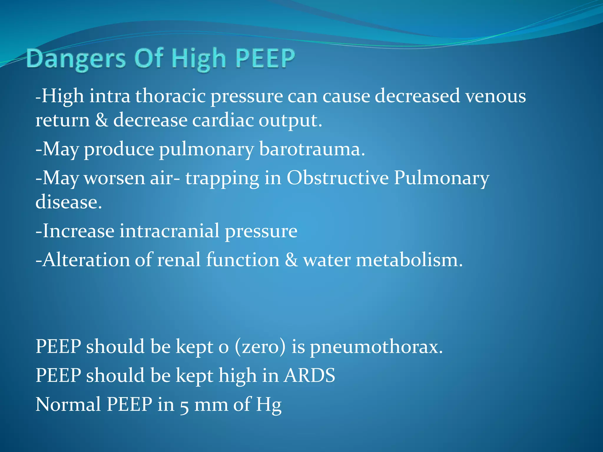 Basic modes of mechanical ventilation | PPTX
