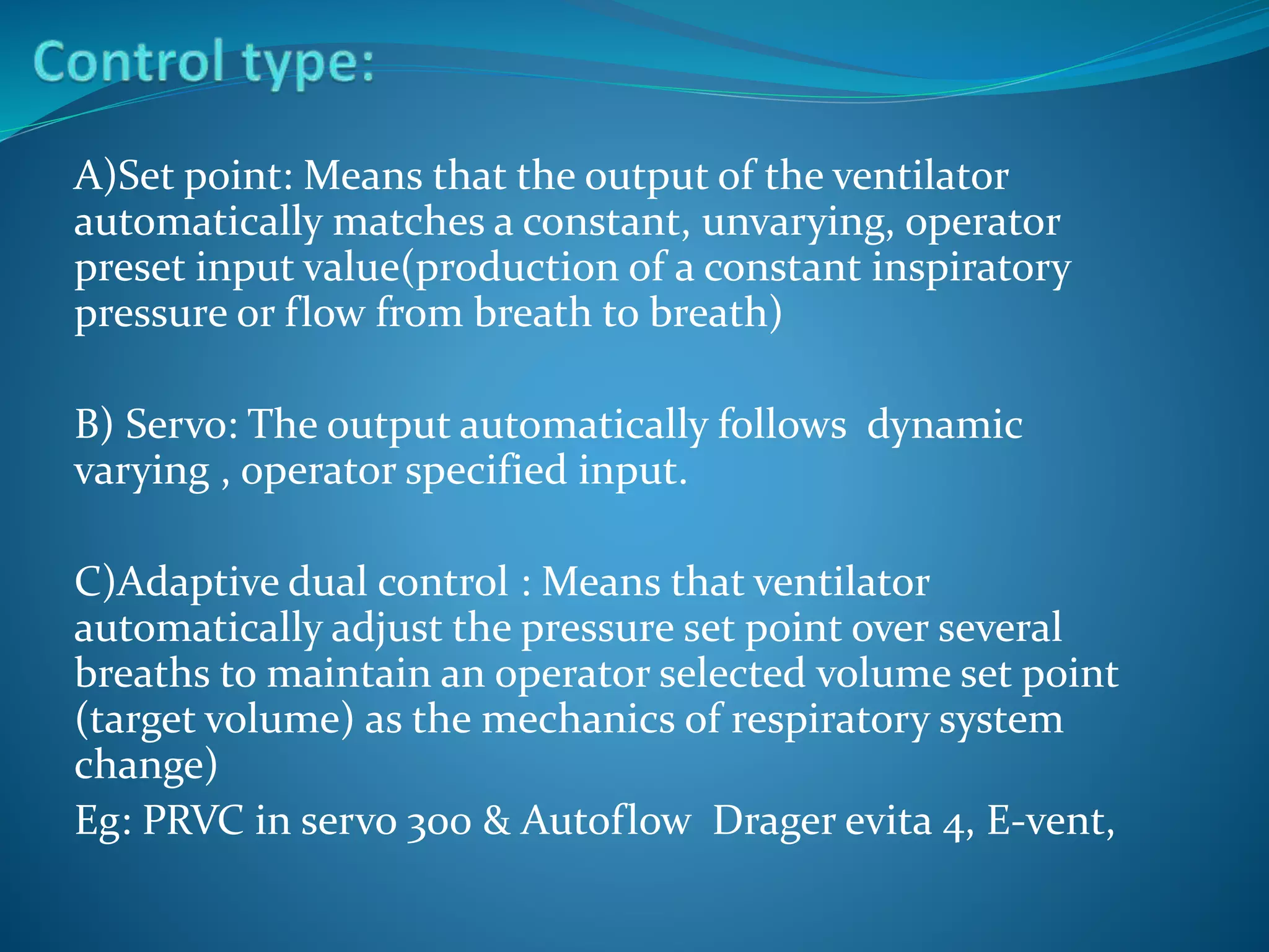 Basic modes of mechanical ventilation | PPTX