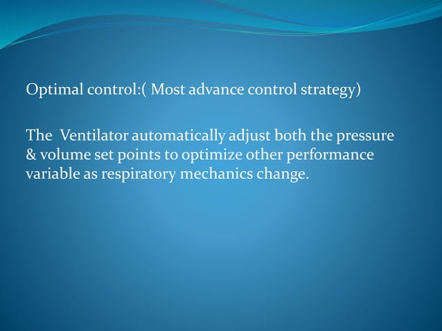 Basic modes of mechanical ventilation | PPTX