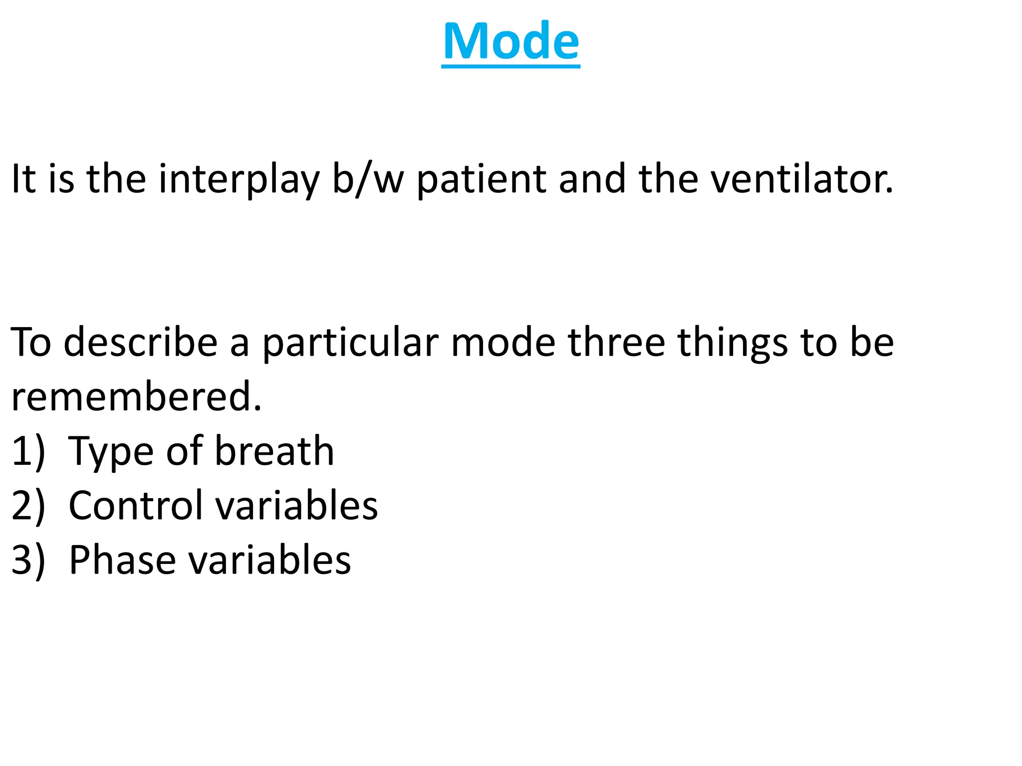 Basic modes of mv | PPTX